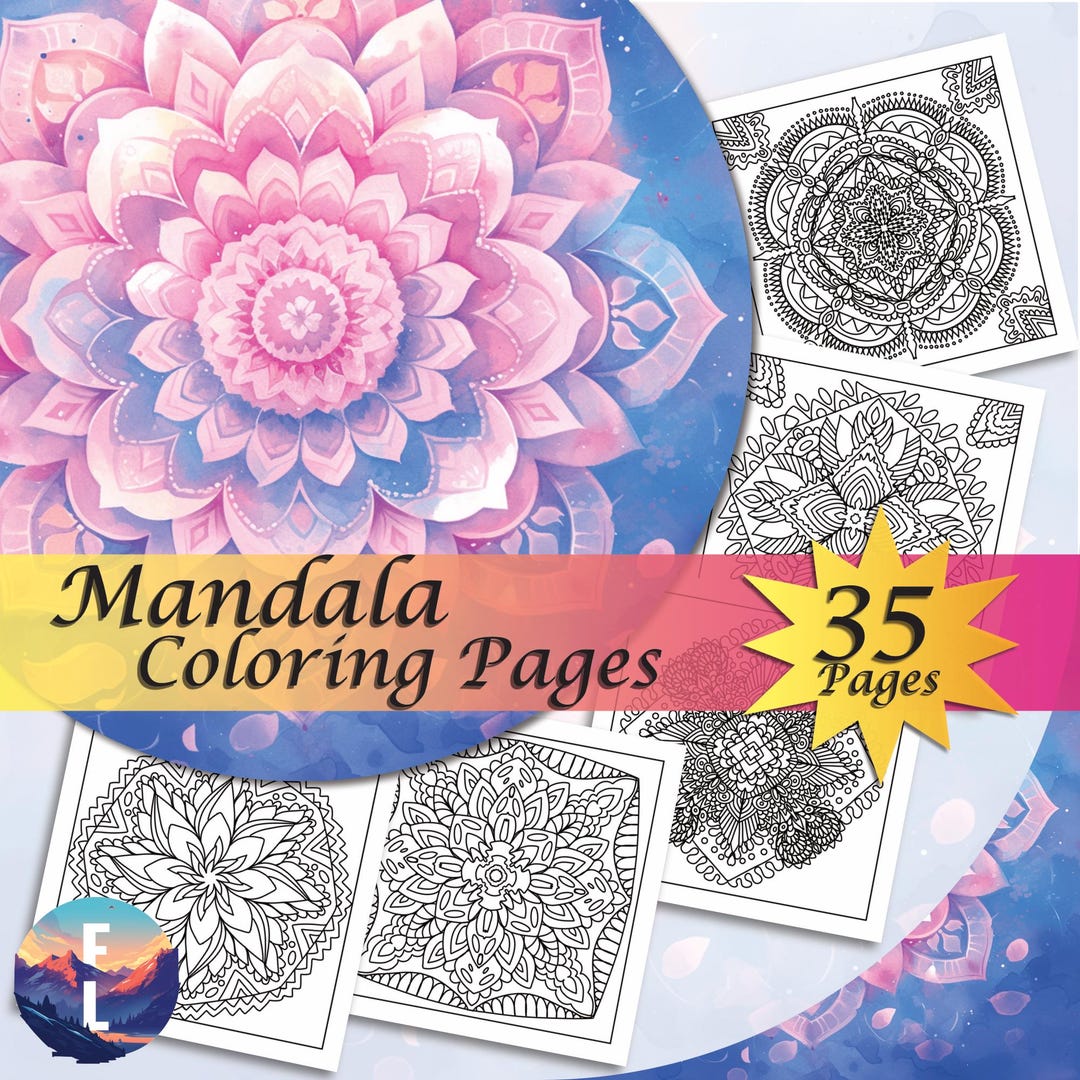 Mandala Coloring Book-easy Mandalas Coloring Page,stress Relief, and ...