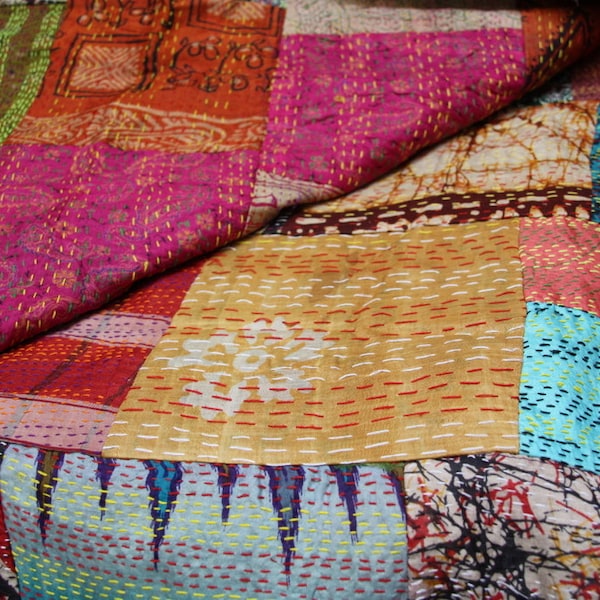 Kantha Fabric - Etsy