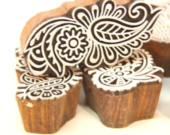 Hand Carved Block Printing Stamp Textile Printing Wooden Stamp - Etsy