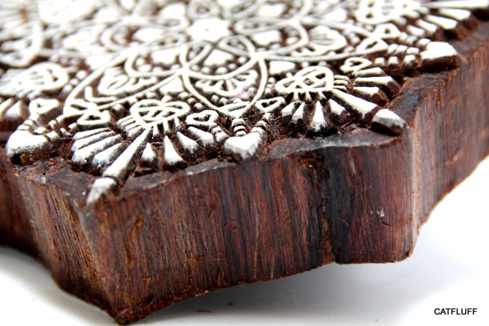 Mandala Large Wood Block Print Stamp, 1 Pc, Indian Textile Printing ...