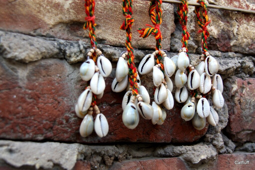Cowrie Shell Tassels 5 Piece Shell Beads Bag Adorments - Etsy