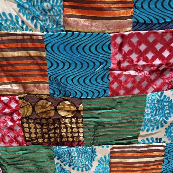 Velvet Patchwork - Etsy