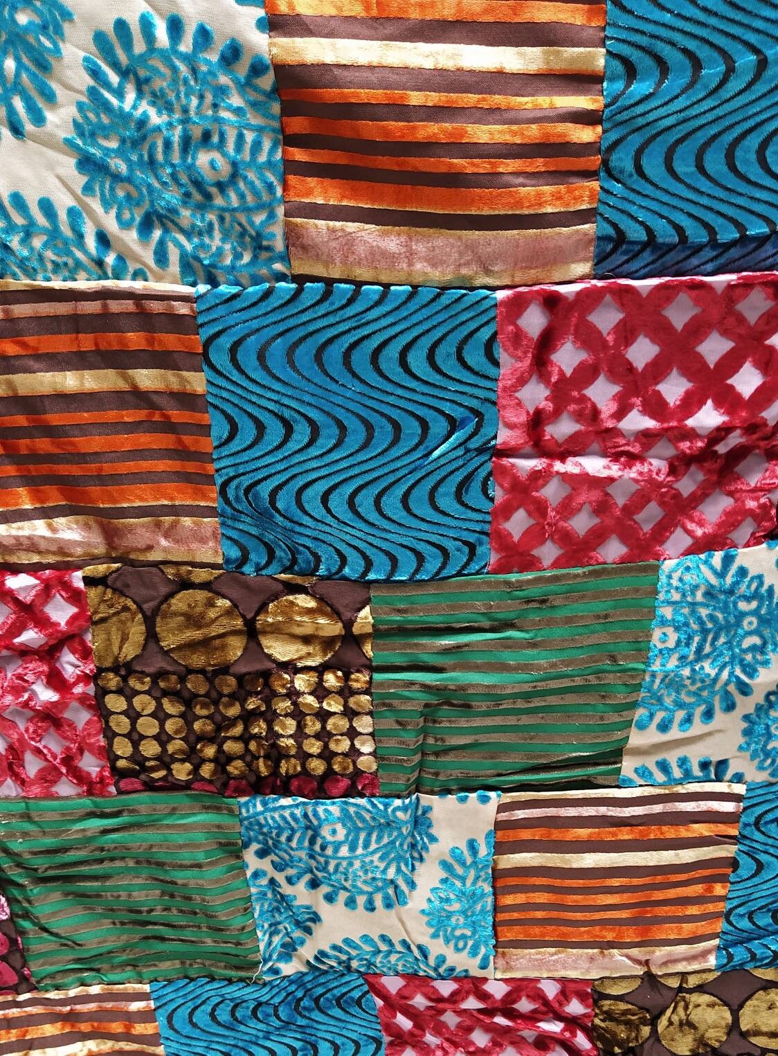 Patchwork Upholstery Fabric