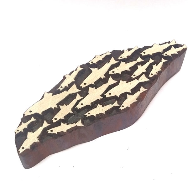 Carved Wood Block - Etsy