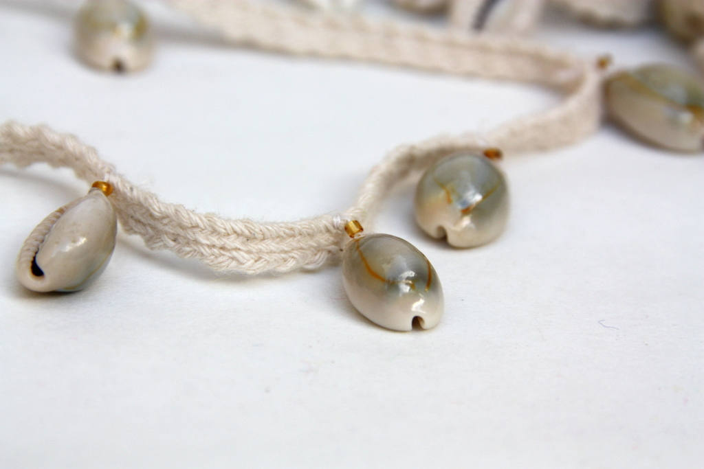 Cowrie Shell Trim Shell Trim Lace Sea Shell DIY Jean Jacket | Etsy Canada