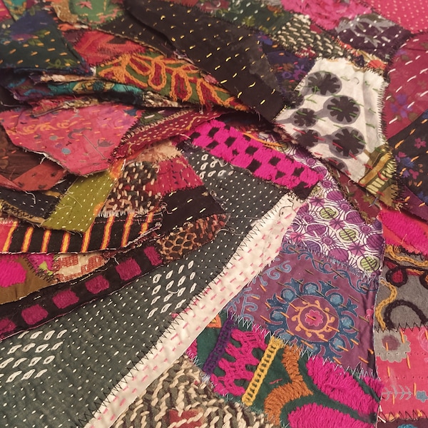 Kantha Fabric - Etsy
