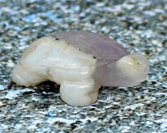 Carved stone turtle | Etsy