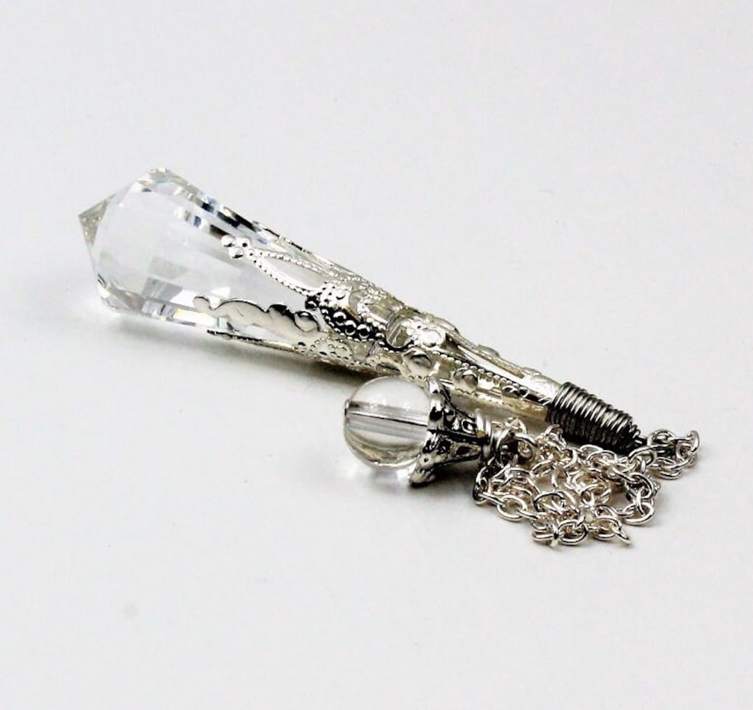 Crystal Vogel Pendulum, Dowsing Tool, Altar Tool, Fortune Telling ...