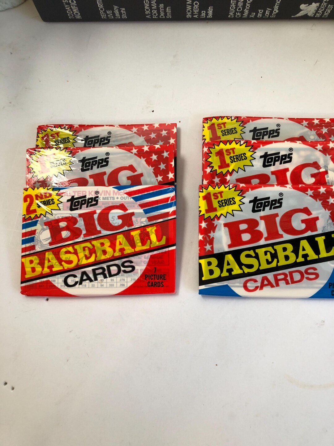 Lot of 3 Packs of 1988 Topps Big Baseball Trading Cards 1st Series OR 2 ...