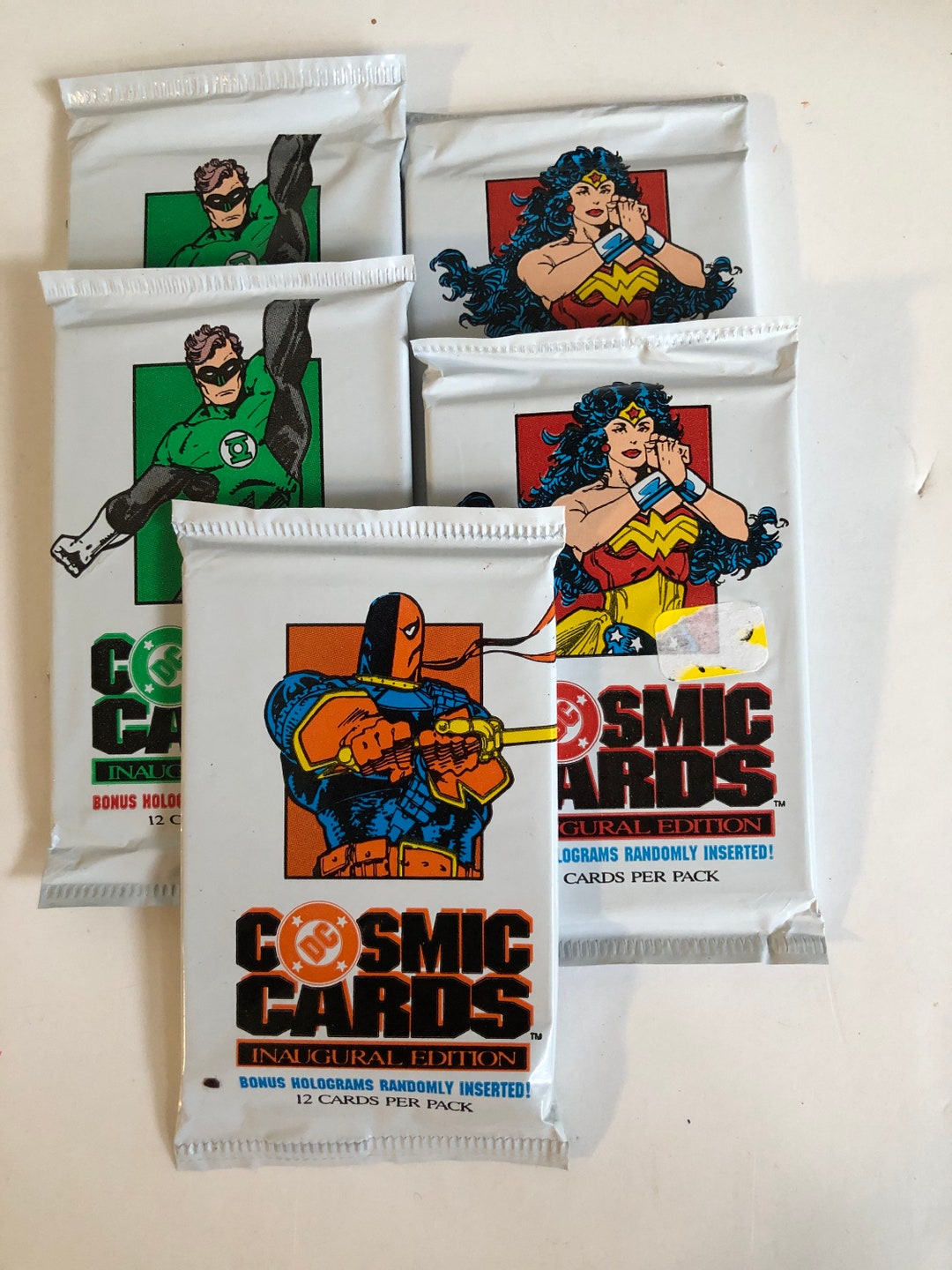 DC Cosmic Cards Inaugural Edition. Lot of 7 Packs - Etsy