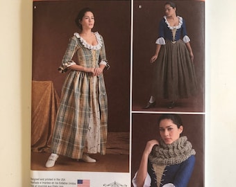Simplicity 8161 Misses' 18th Century Costume Day Dress Sizes 6-14 & 14 ...