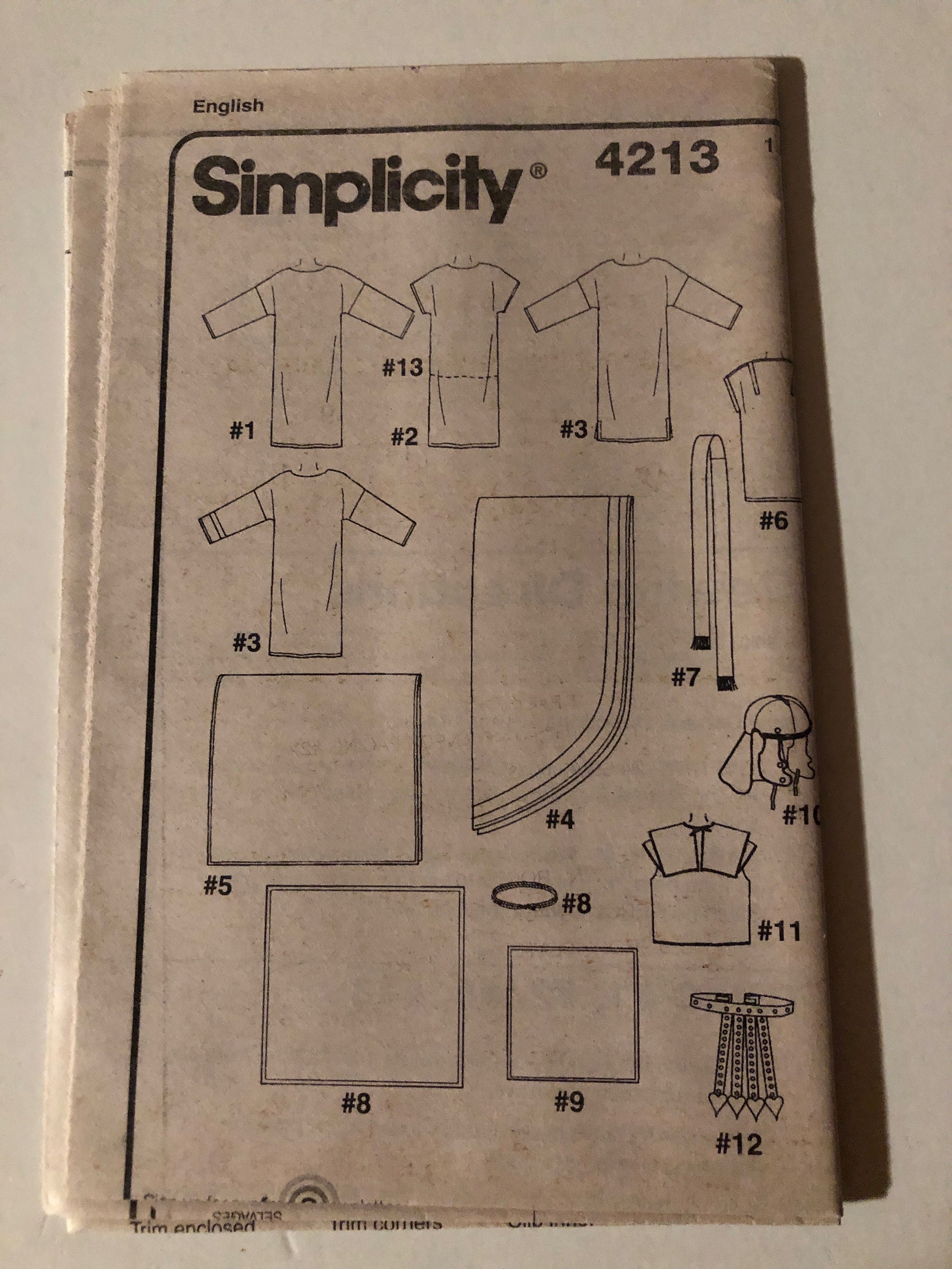 Simplicity 4213 Uncut Costume Pattern Sizes XS-XL. Easter or - Etsy
