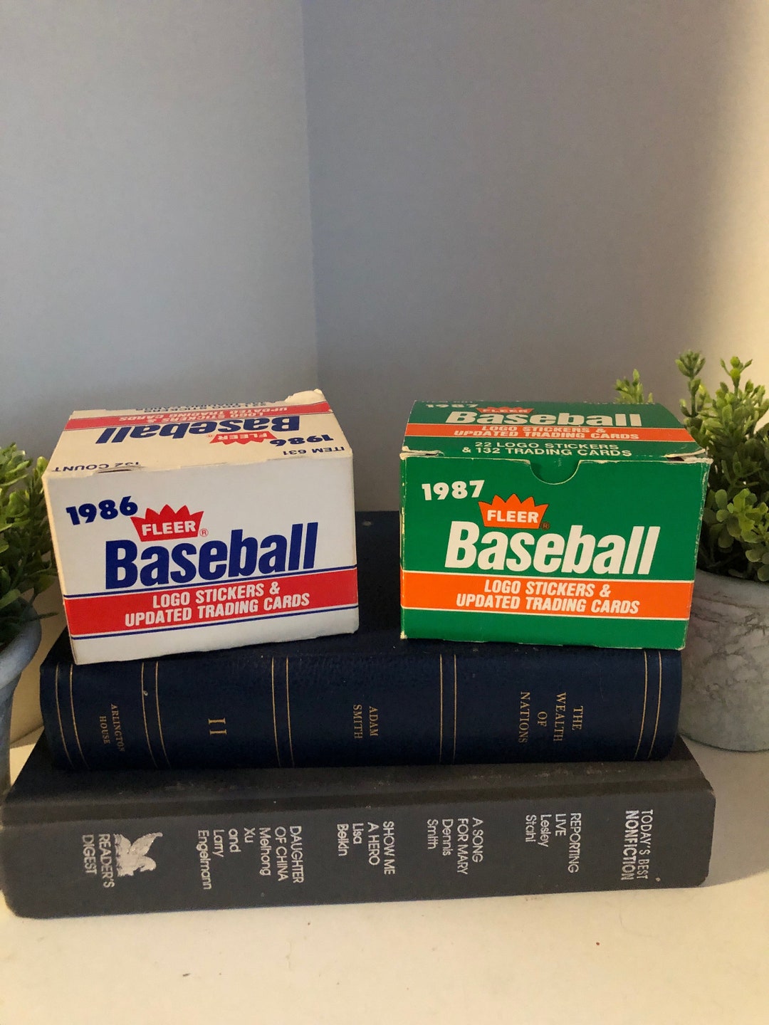 1986 OR 1987 Fleer Baseball Logo Stickers and Updated Trading Cards - Etsy