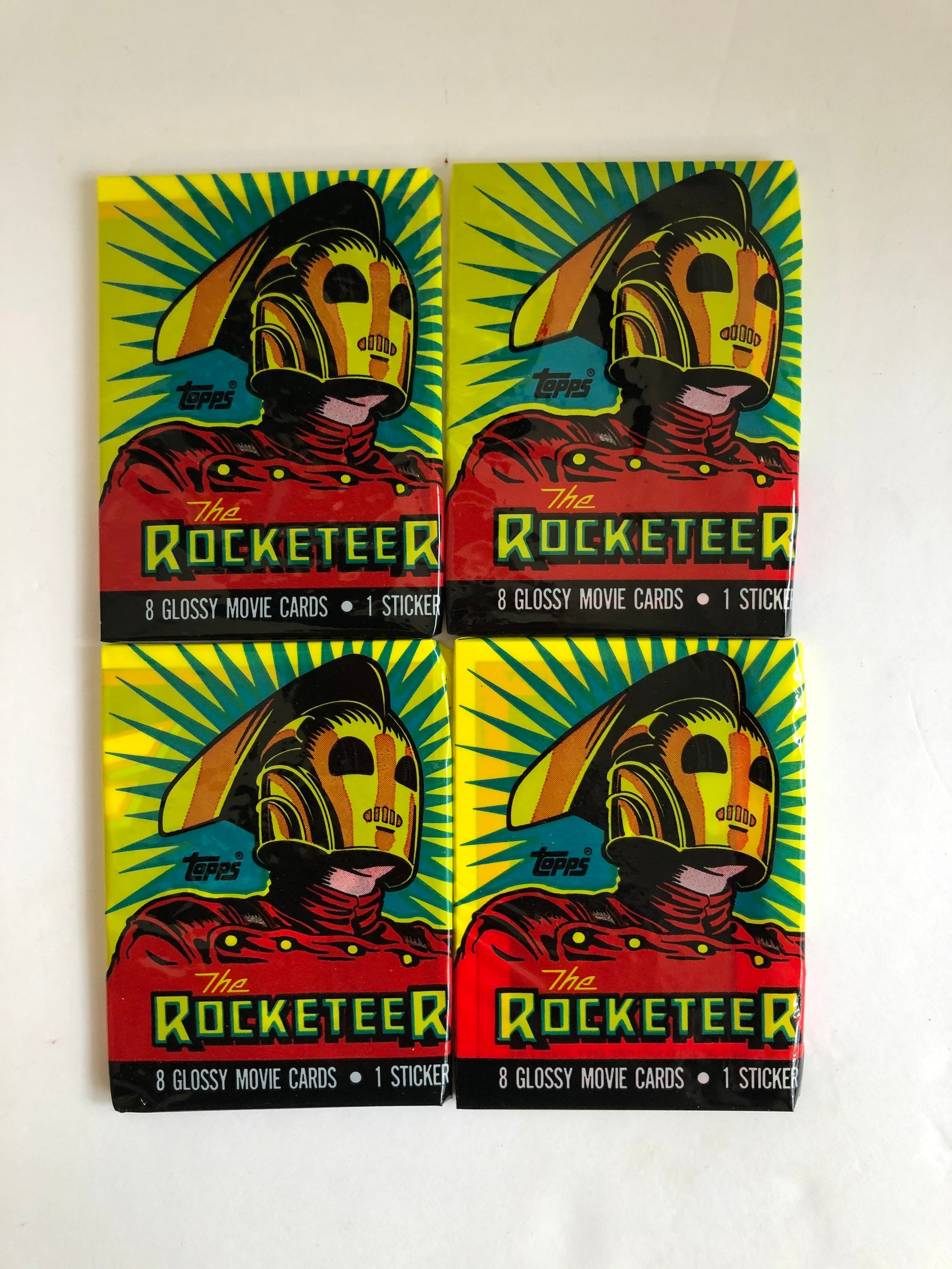 The Rocketeer Movie Trading Cards Lot of 4 Packs - Etsy