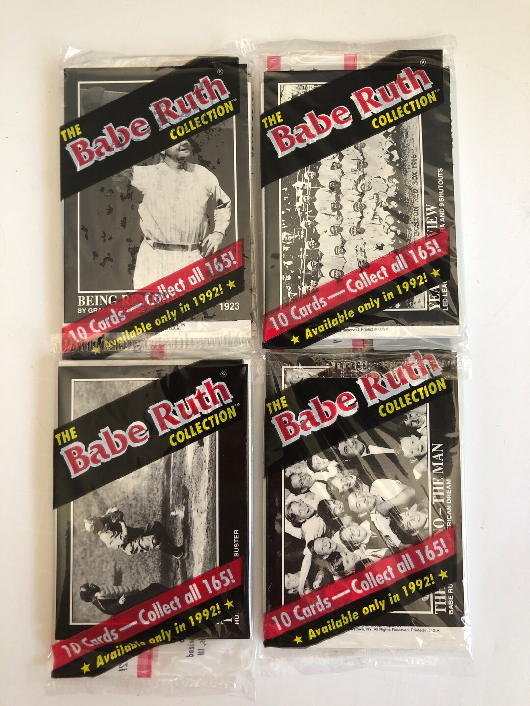 1992 the Babe Ruth Collection Trading Cards. Lot of 4 Packs. - Etsy