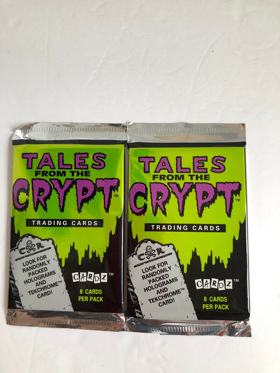 Tales From the Crypt Trading Cards Lot of 2 Plus Empty Box. 1 Pack is ...