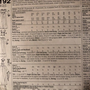 Simplicity 8192 Uncut Costume Pattern. Renaissance Dresses. 3 Styles ...