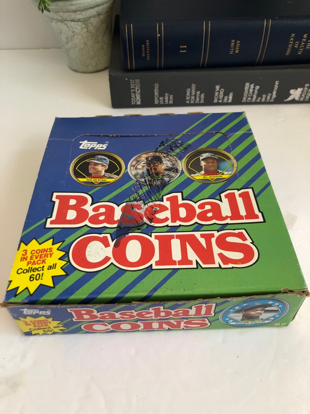 Topps 1990 Baseball Coins. Box of 36 Packs. 3 Coins in Each Pack - Etsy