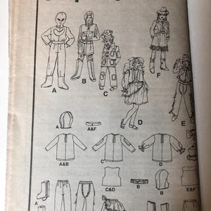 Simplicity 5408 Uncut Costume Pattern. Boys and Girls Patterns. Sizes 7 ...