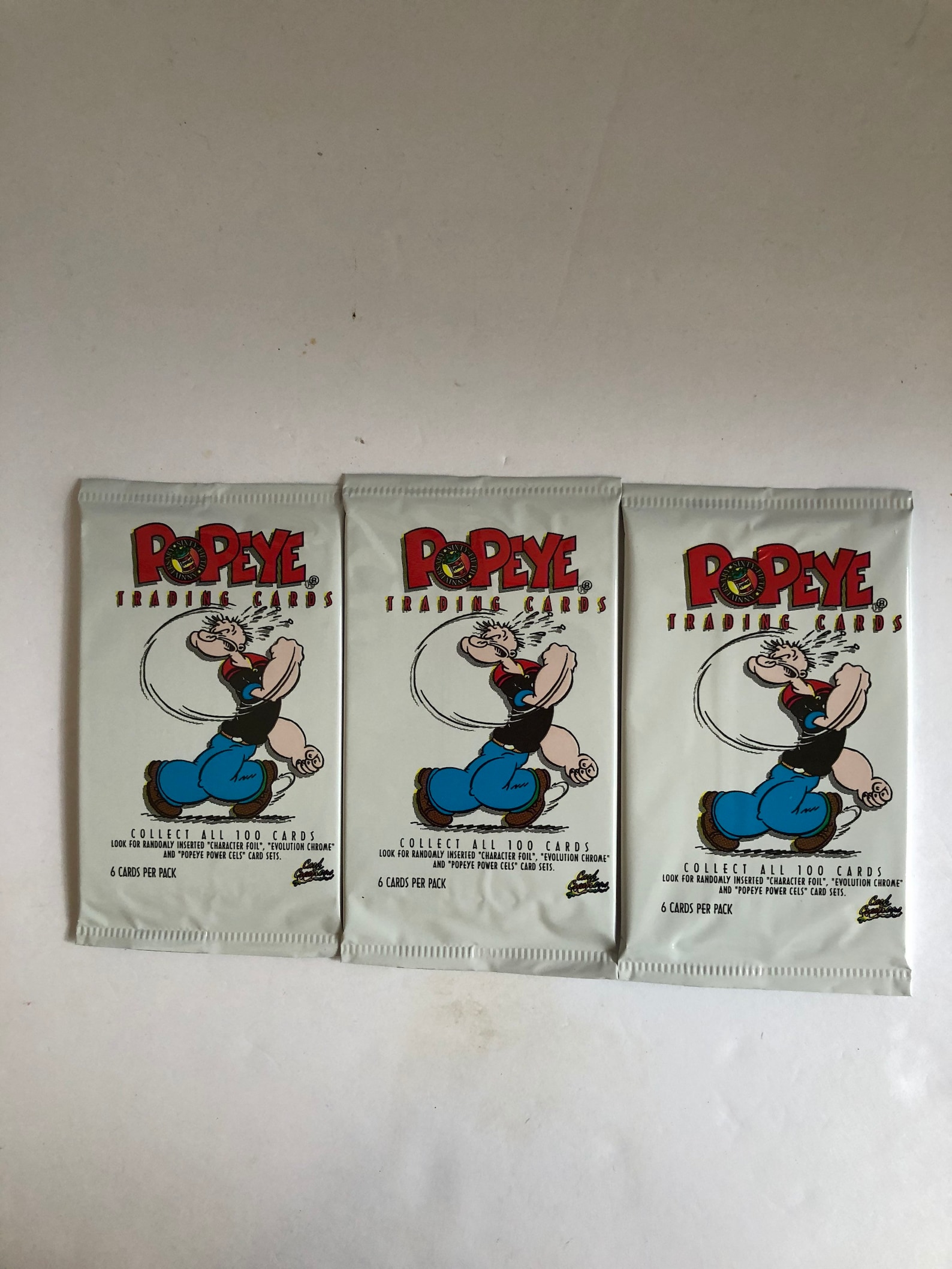 Popeye Trading Cards Lot of 3 Packs - Etsy