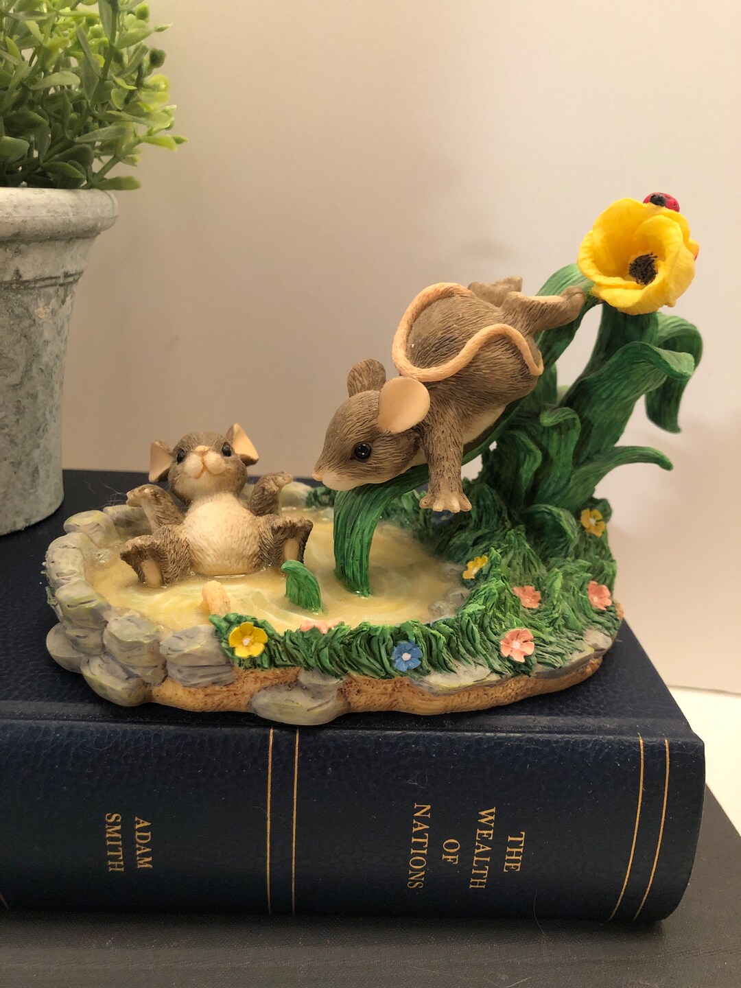 Charming Tales Fitz and Floyd the Waterslide - Etsy