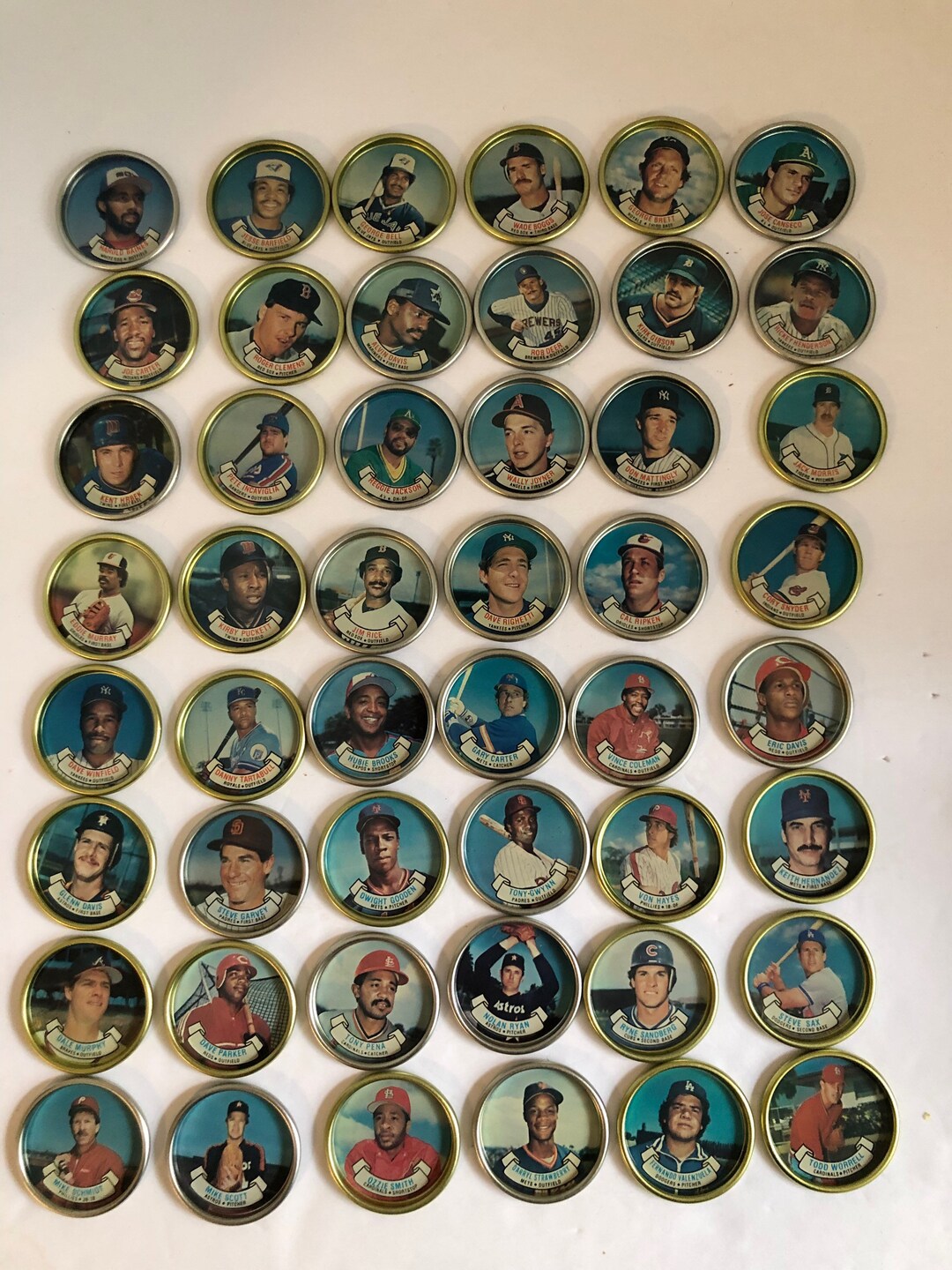 1987 Full Set of 48 Topps Baseball Coins - Etsy