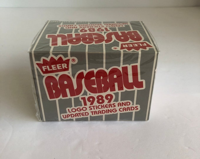 1989 Fleer Baseball Logo Stickers and Updated Trading Cards - Etsy