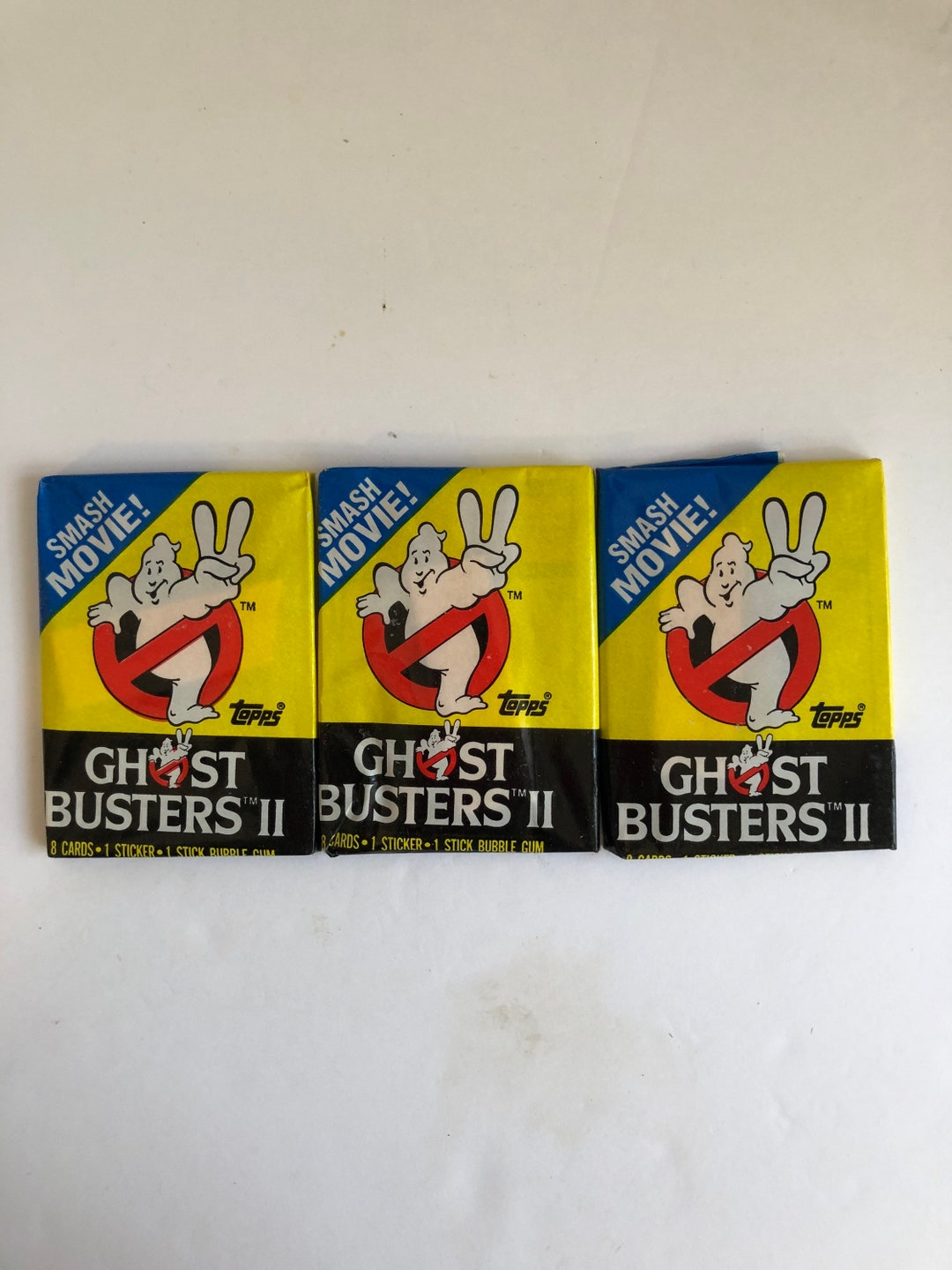 Ghost Busters 2 Trading Cards Lot of 3 Packs - Etsy