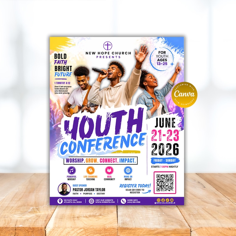 Church Youth Group Banner - Etsy
