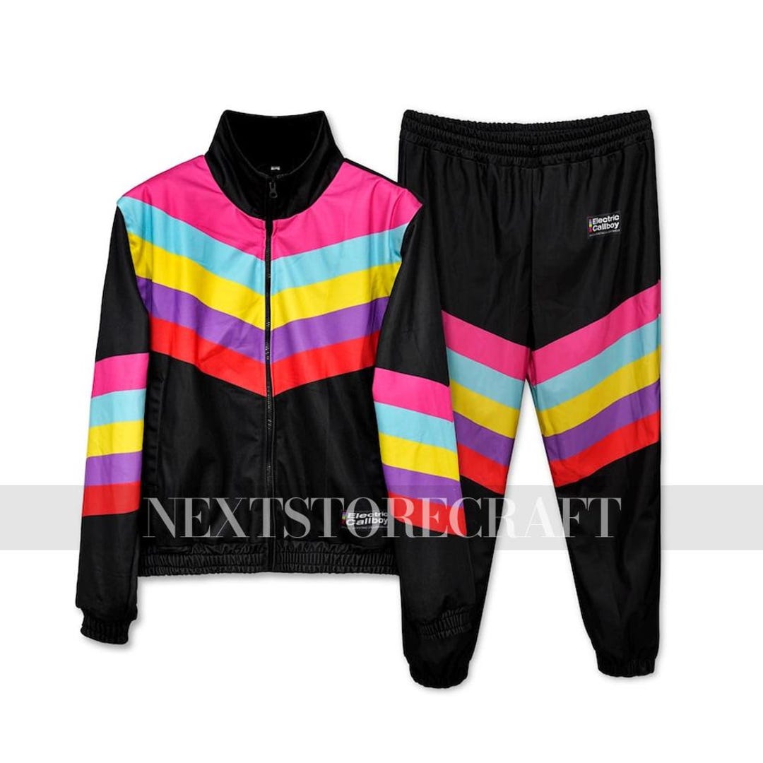 Personalized Tracksuit Streetwear Men's Tracksuit Handmade Printed ...