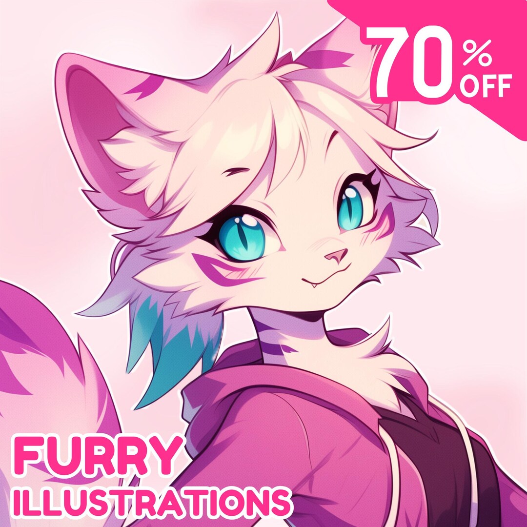 Custom Drawing Anime Character Furry Commission, Fursona, Anthro, Furry ...