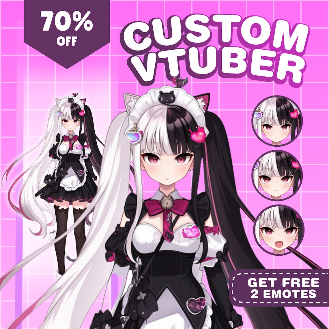 Custom Vtuber Model for Live2d Vtuber Design, Vtuber Model, Vtuber ...
