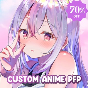 Custom Pfp Anime Anime Commission, Anime Illustrations, Anime Portrait ...