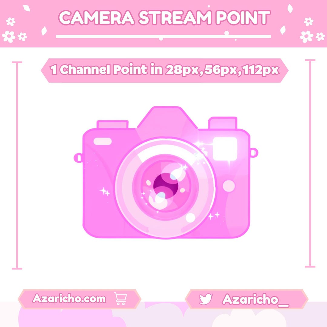 Camera Channel Points for Twitch | Twitch Emotes, Channel Point, Cute ...