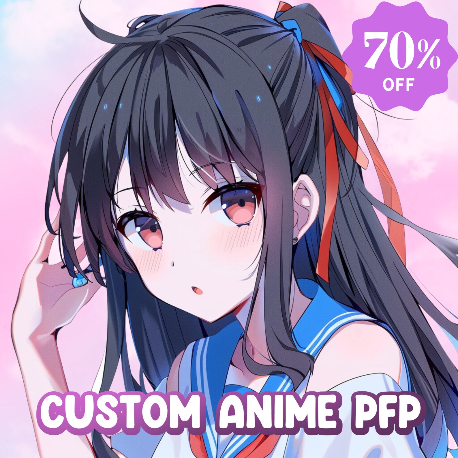 Custom Pfp Anime Anime Commission, Anime Illustrations, Anime Portrait ...