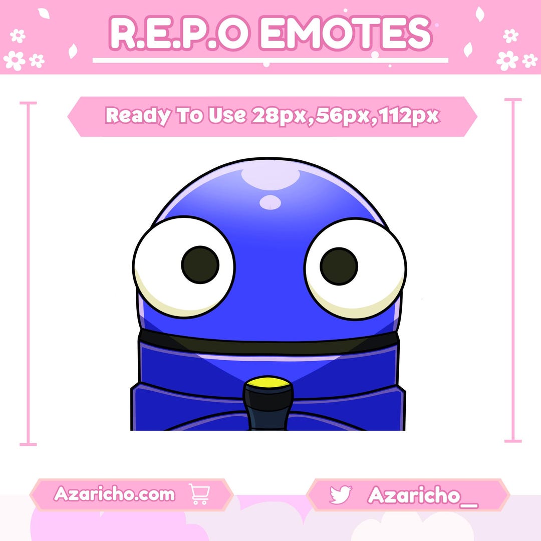 REPO Flashlight Face Emote: Scary Twitch Stream Emoji (digital Download ...