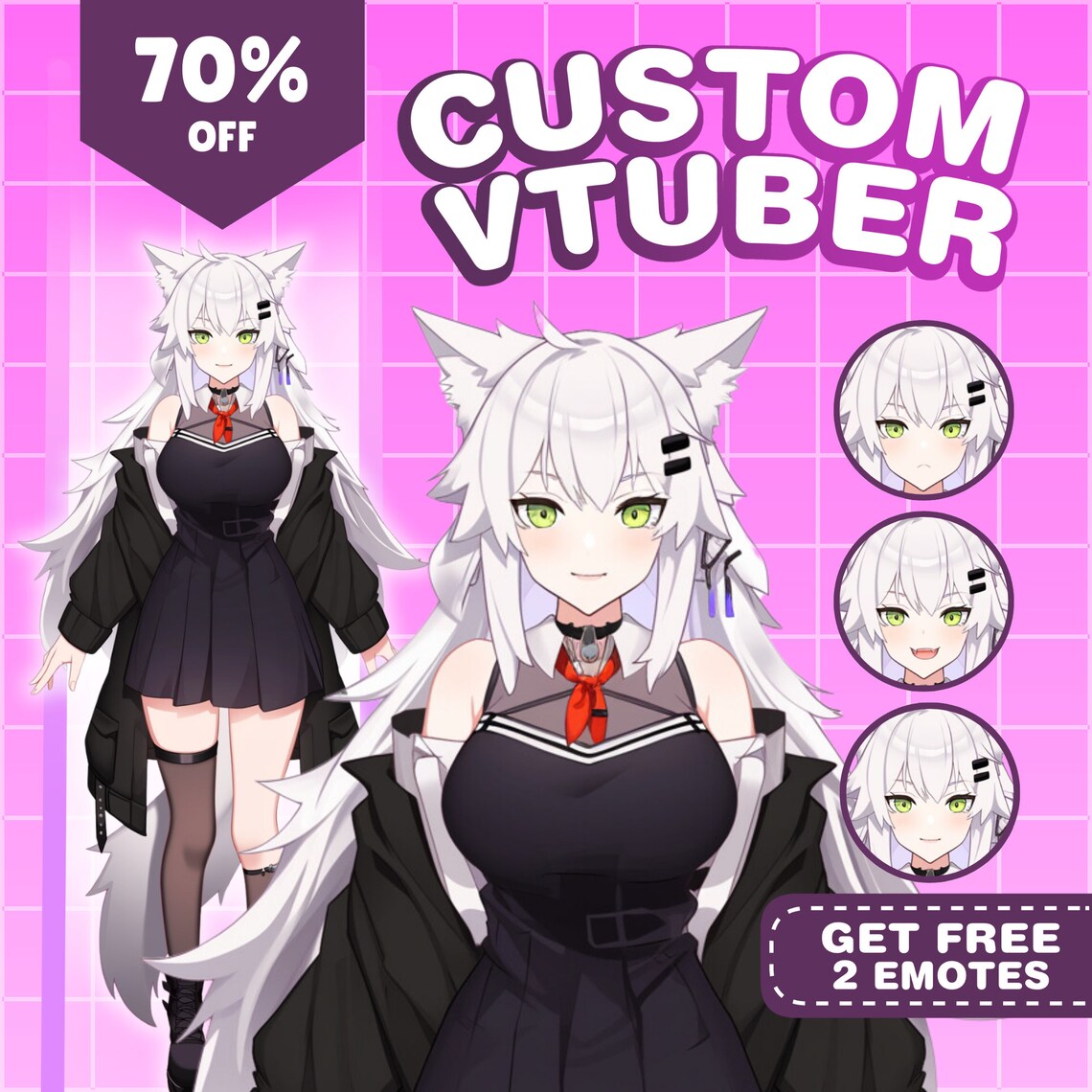 Custom Vtuber Model for Live2d Vtuber Design, Vtuber Model, Vtuber ...
