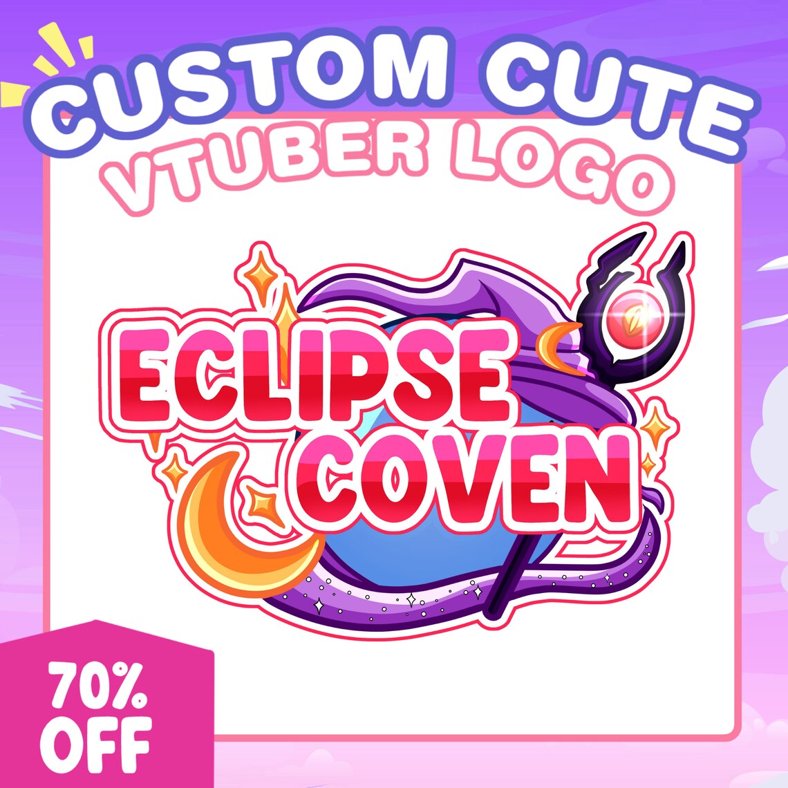 Custom Cute Vtuber Logo Vtuber Logo, Custom Vtuber Logo Commission ...