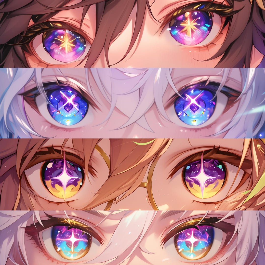 Custom Anime Eye Banner: Twitch, Twitter, Youtube - Etsy UK