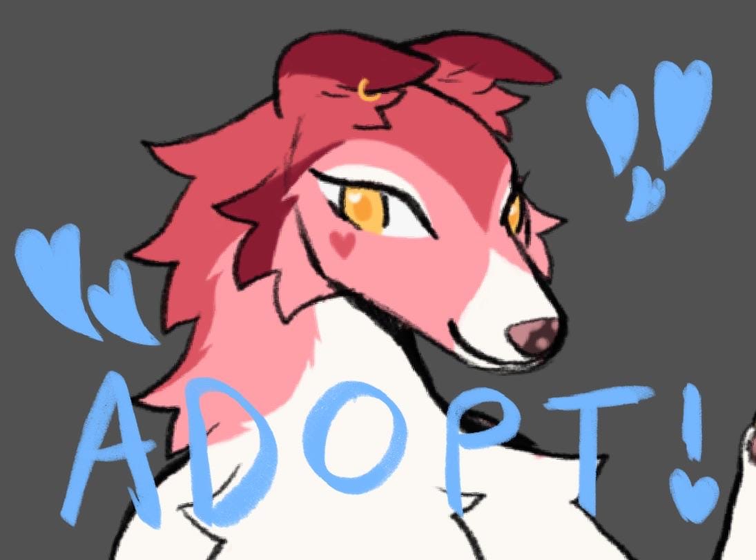 ANTHRO FURSONA ADOPTABLE // Custom Furry Character Design // Lovecore ...