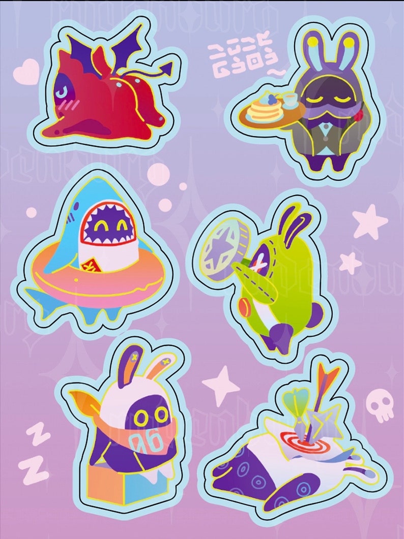 Zenless Zone Zero Bangboo Sticker Sheet - Etsy