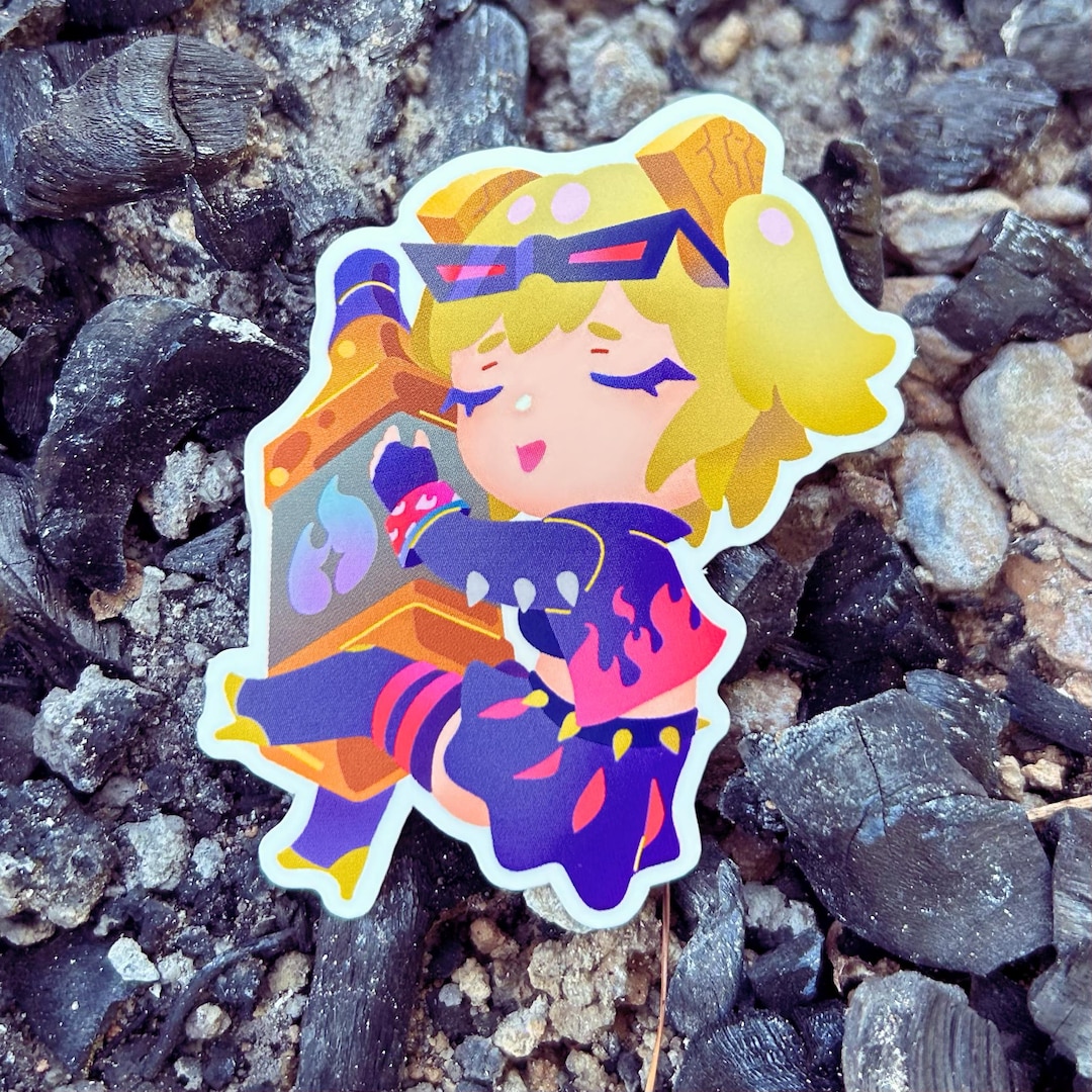 Zenless Zone Zero - Burnice Matte Sticker - Etsy
