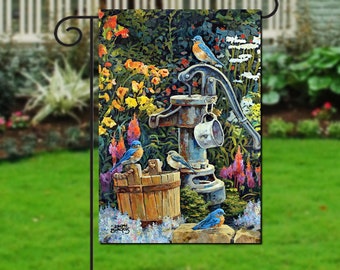 Garden Flag Svg | Etsy Canada