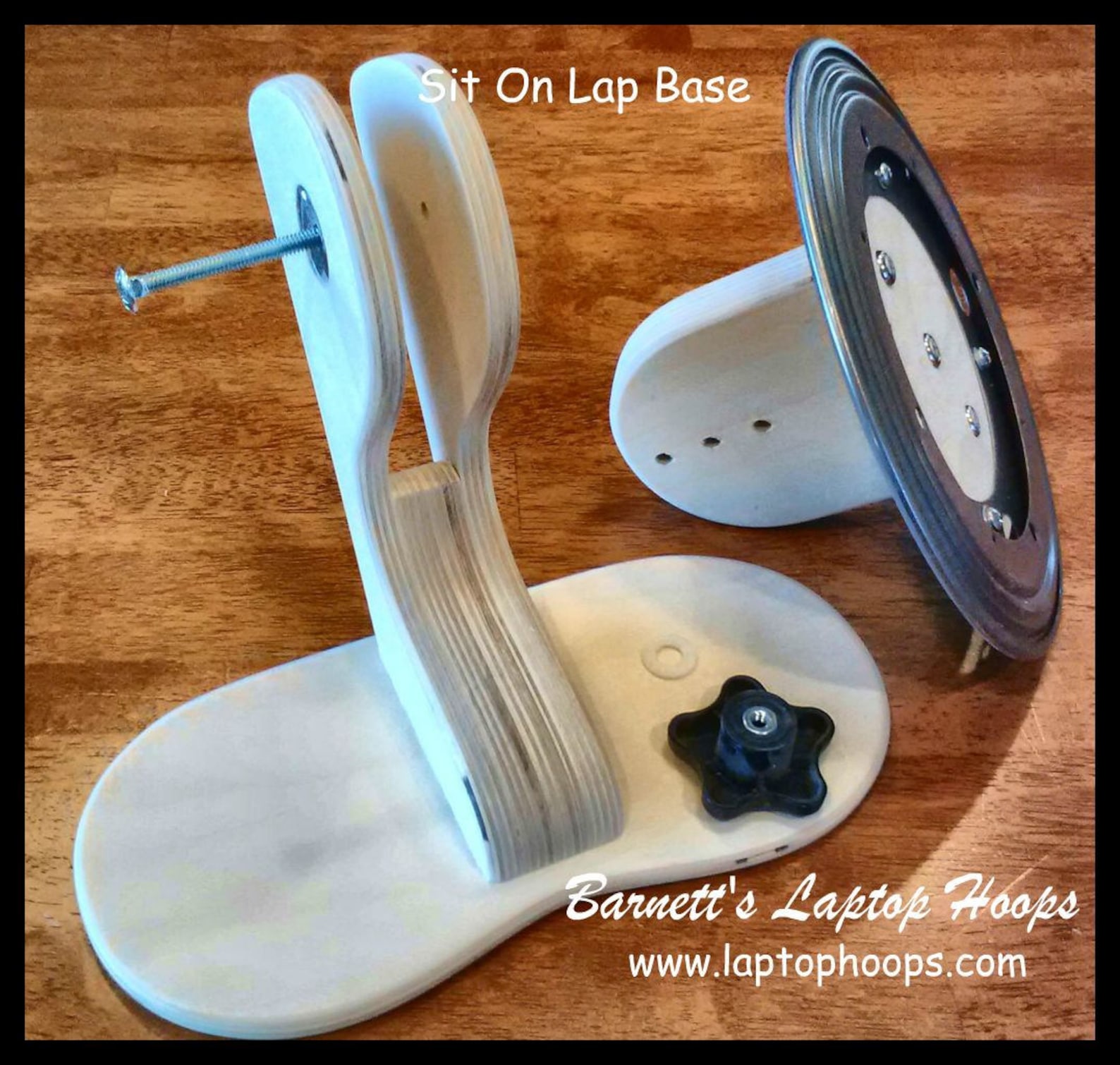 Barnett's Laptop Hoops "vented" Lap Frame With Bean Bag or Sit-on Base ...