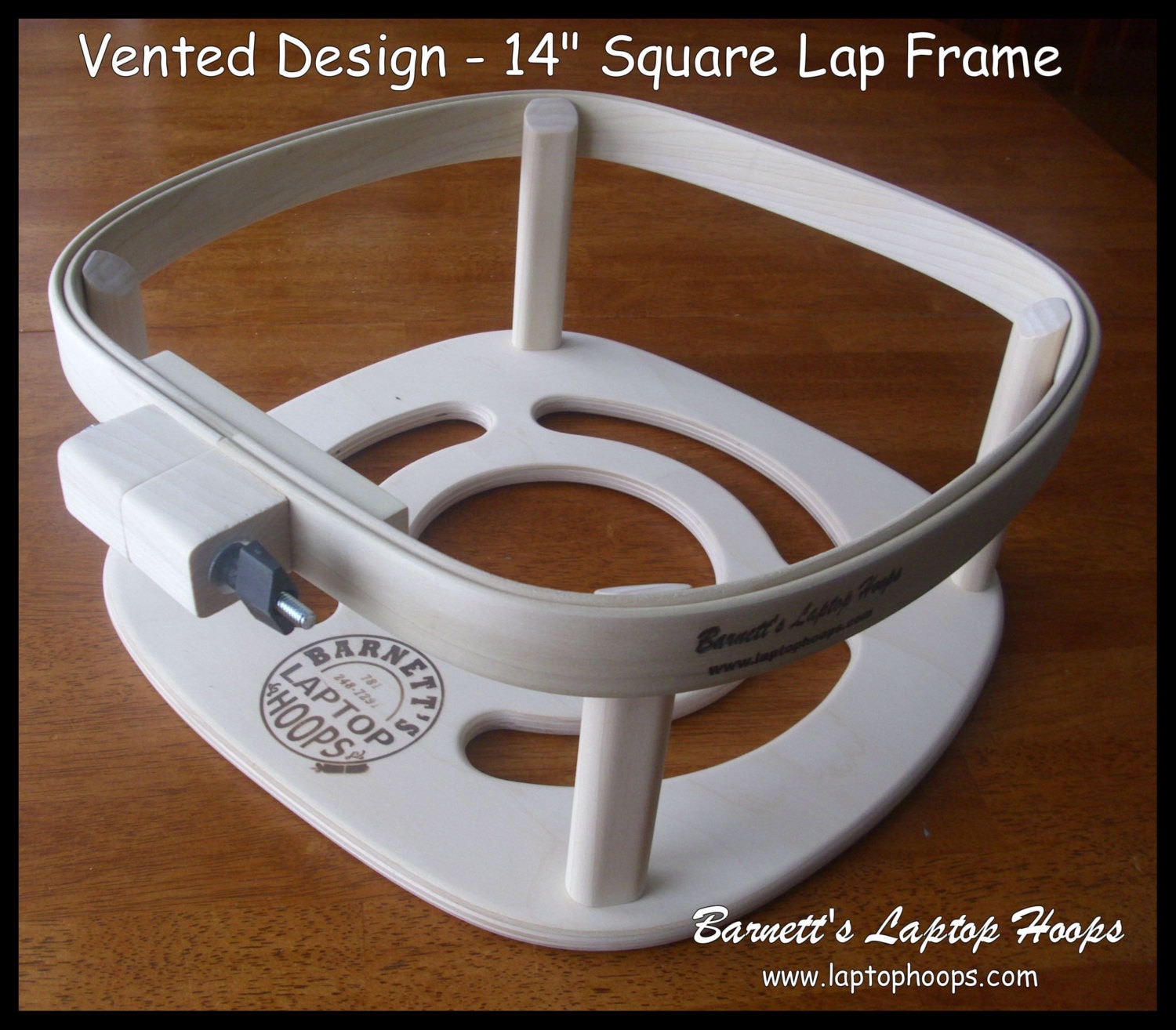 Barnett's Laptop Hoops "vented" Lap Frame With Bean Bag or Sit-on Base ...