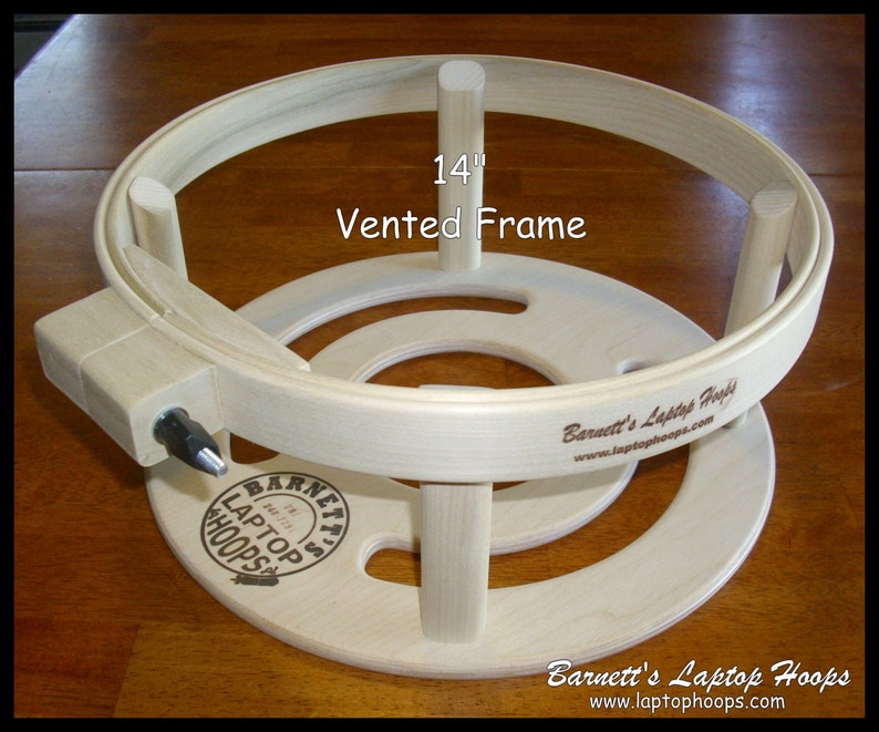 Barnett's Laptop Hoops "vented" Lap Frame With Bean Bag or Sit-on Base ...