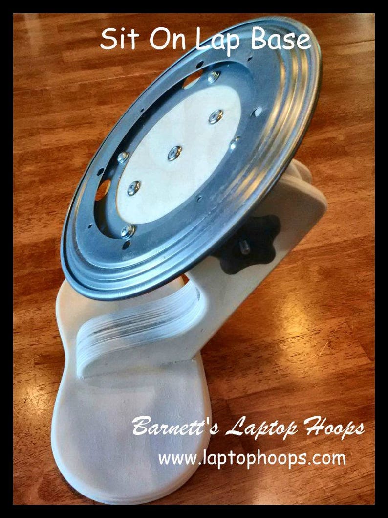 Barnett's Laptop Hoops "vented" Lap Frame With Bean Bag or Sit-on Base ...