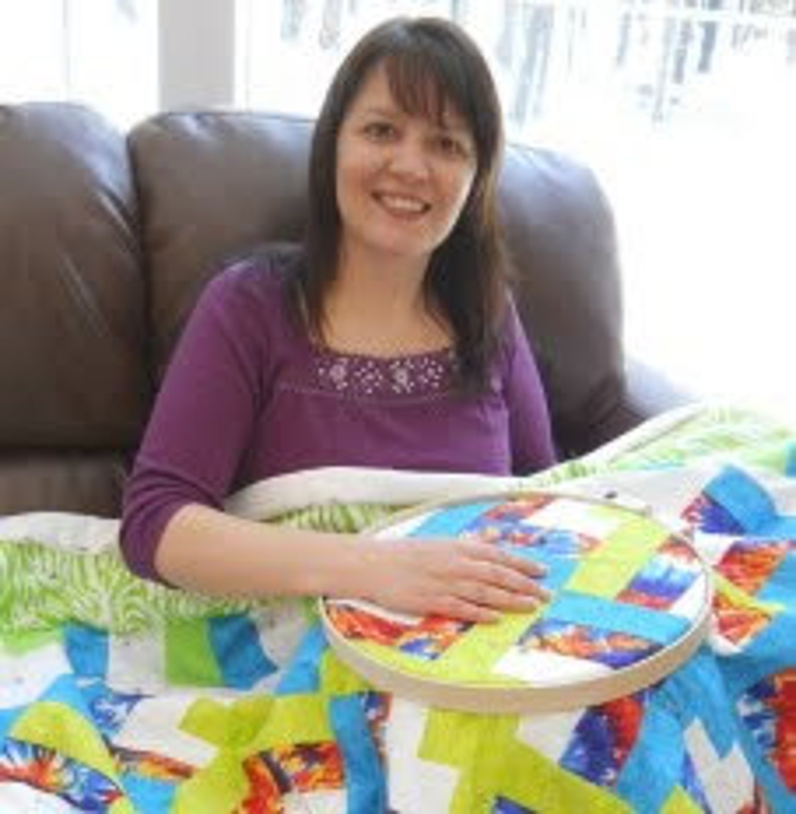 Barnett's Laptop Hoops - Hand Quilting Travel Size Lap Frame 12 Inch ...