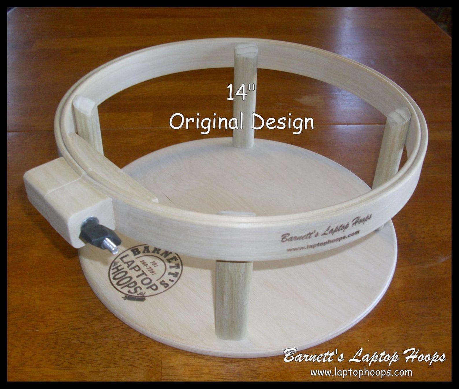 Barnett's Laptop Hoops - Hand Quilting Lap Frame 14 Inch - Now With ...