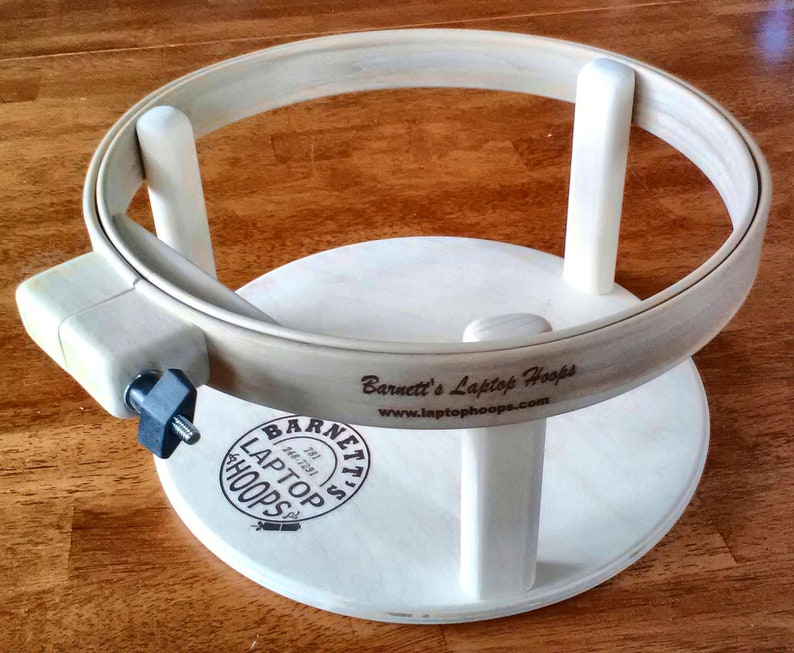 Barnett's Laptop Hoops - Hand Quilting Travel Size Lap Frame 12 Inch ...